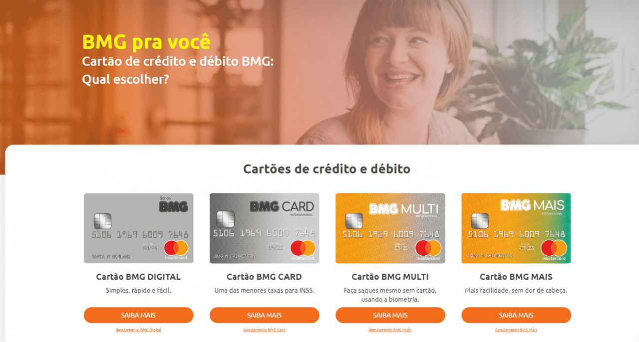 Saiba tudo sobre o Cartão de crédito BMG Card