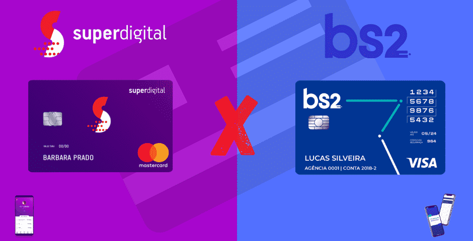 Cartão Banco BS2 e Superdigital – Qual o melhor?